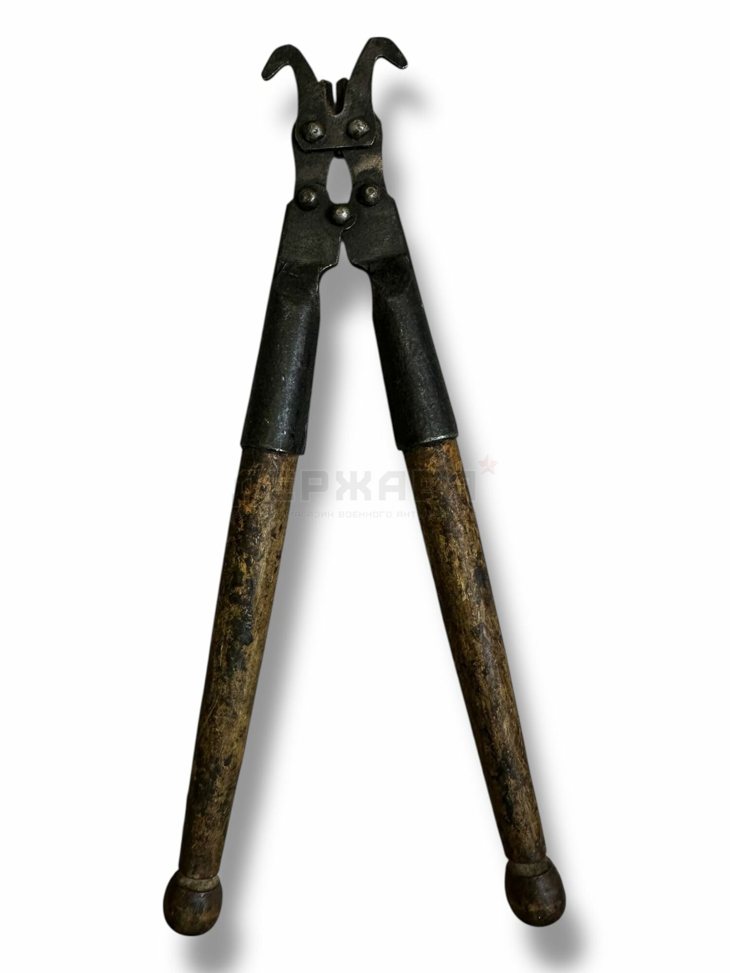 Большие ножницы для резки колючей проволоки, 63 см, СССР