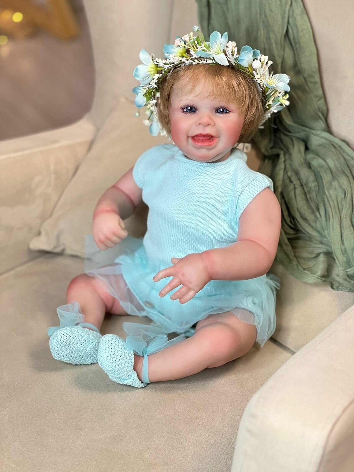 Кукла Реборн мягконабивная 50 см