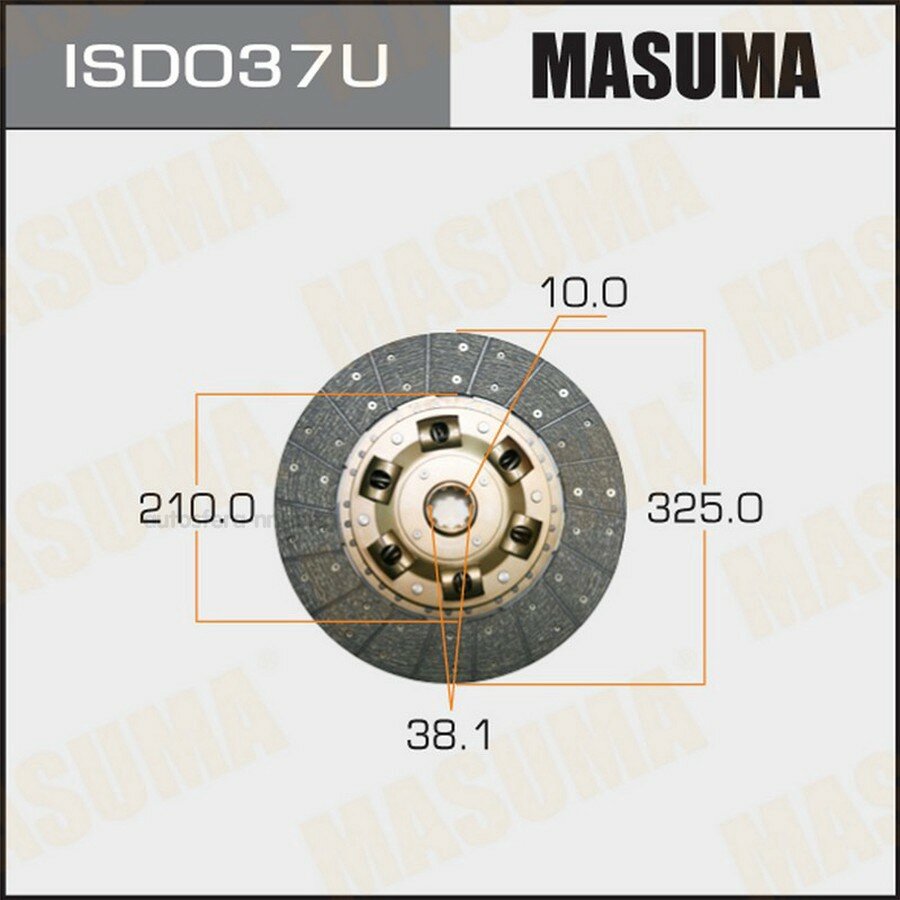 MASUMA ISD037U диск сцепления!\ Isuzu