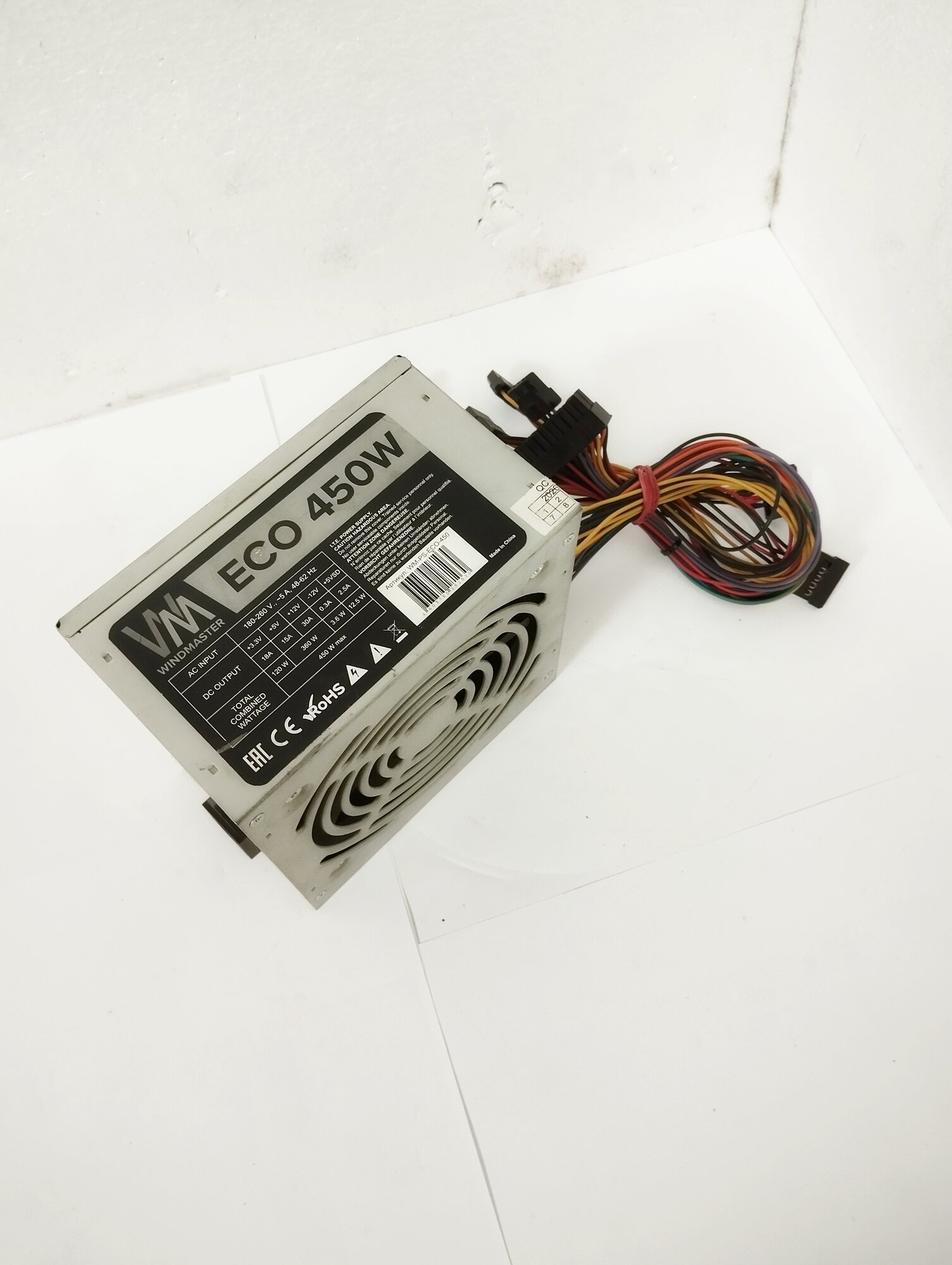 Блок питания Windmaster CO450 450W 24+8pin
