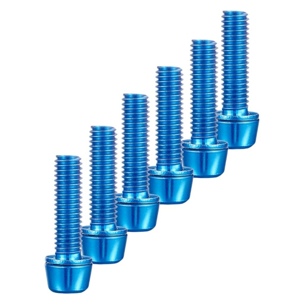 Винты для крепления дисков тормозов и руля велосипеда, Синий