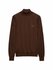 Свитер Prada Ribbed turtleneck sweater, размер 52, , коричневый