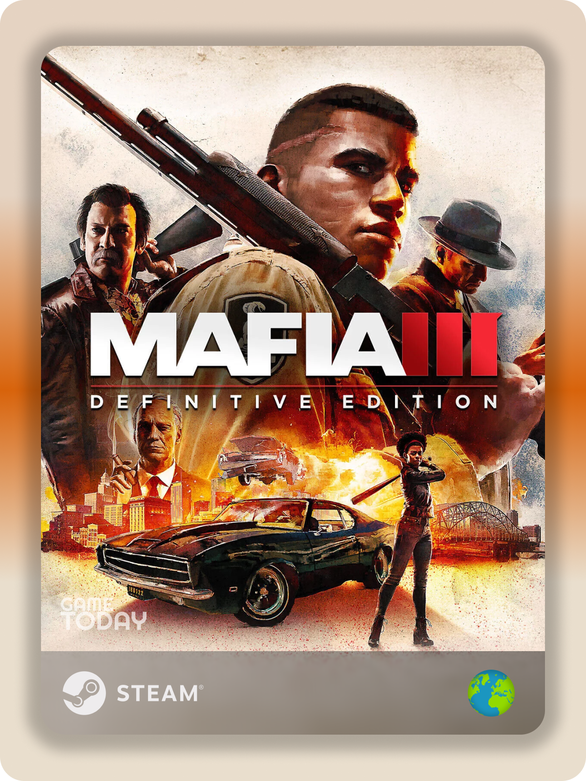 Mafia III: Definitive Edition | Игра в Steam | PC | Mac | Ключ | Регион активации Все страны