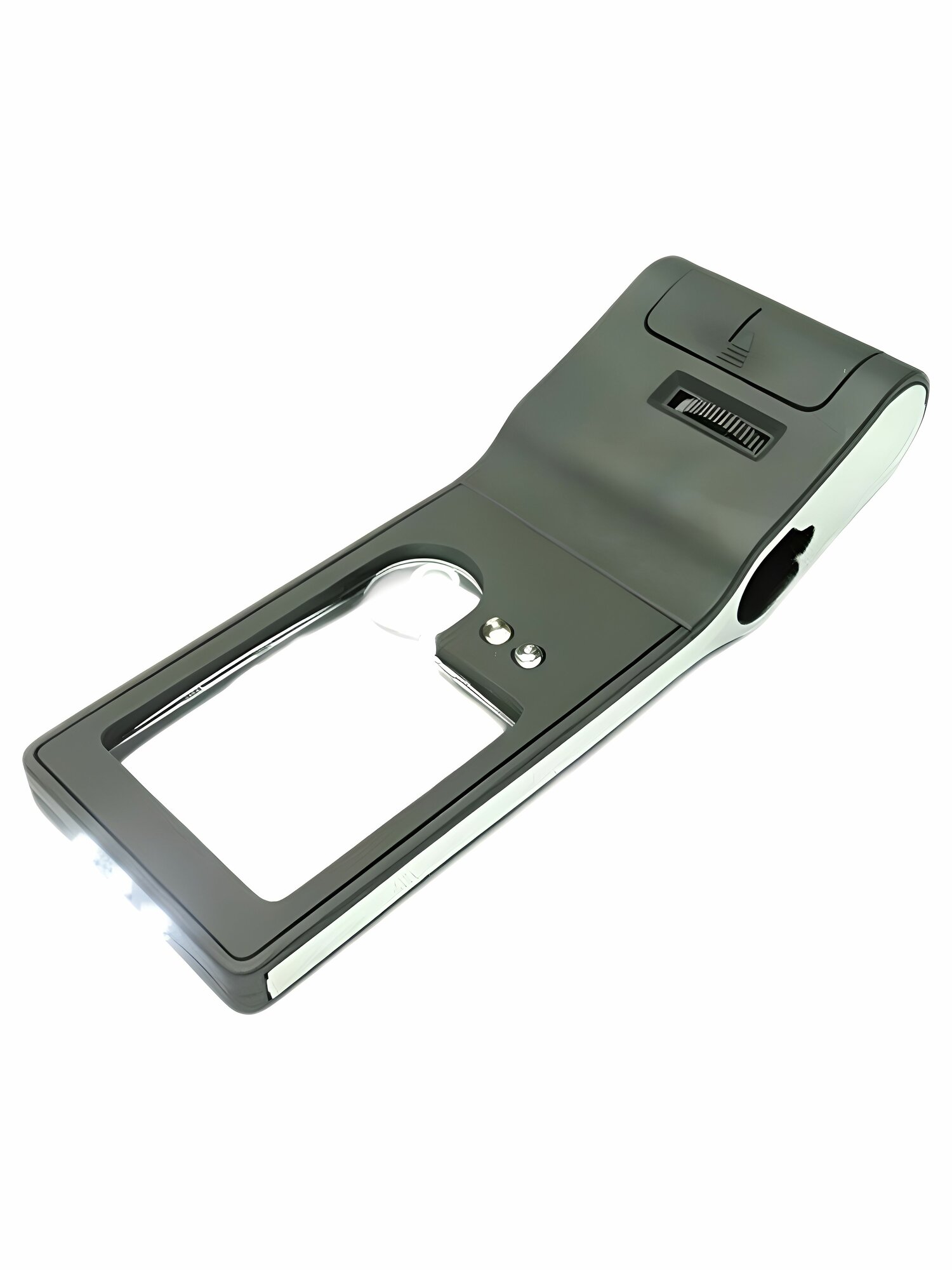 Лупа микроскоп 3х, 10х, 55х, с подсветкой, кожаный чехол, 3 батарейки