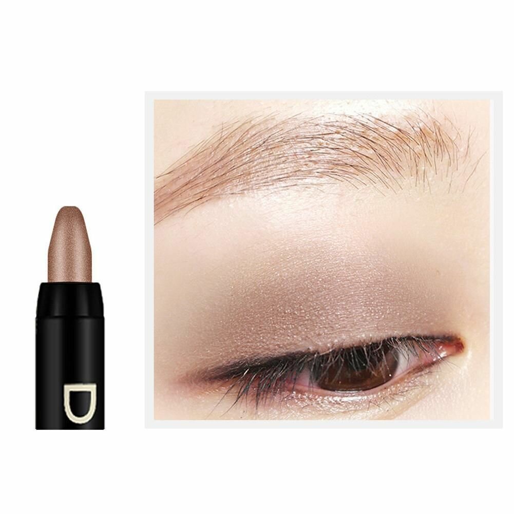 Набор карандашей для теней век, 12 цветов, водостойкие, долговечные, блестящие тени ручка-хайлайтер, инструмент макияжа глаз