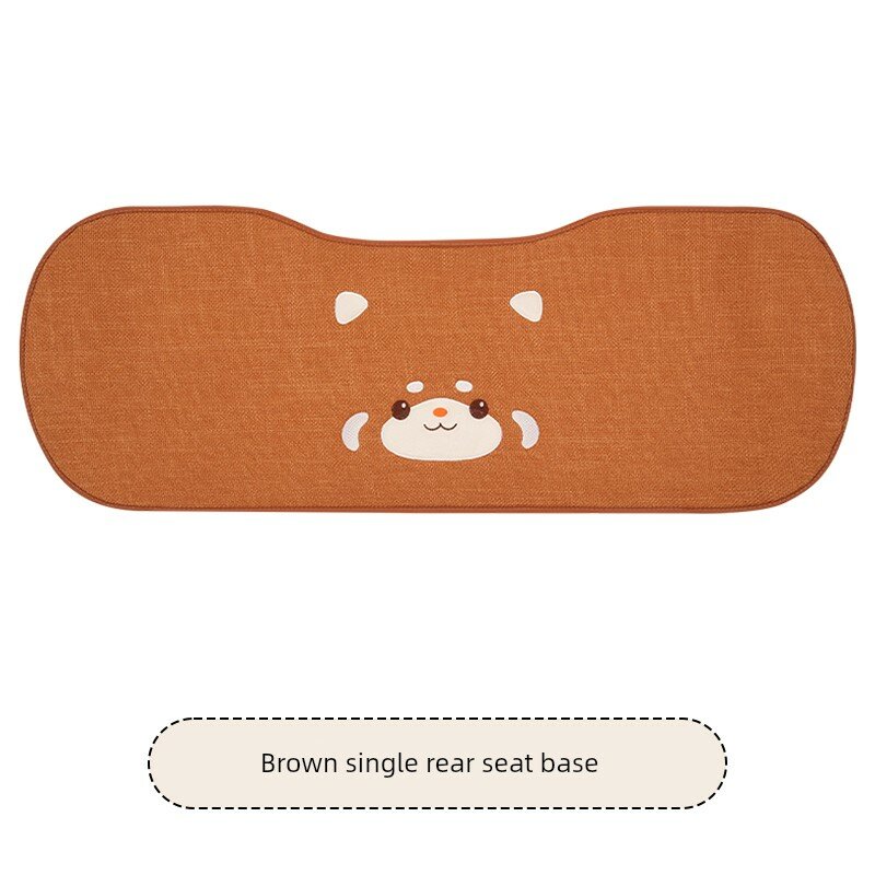 Бежевый льняной длинный коврик Little Bear для сиденья, 1 шт
