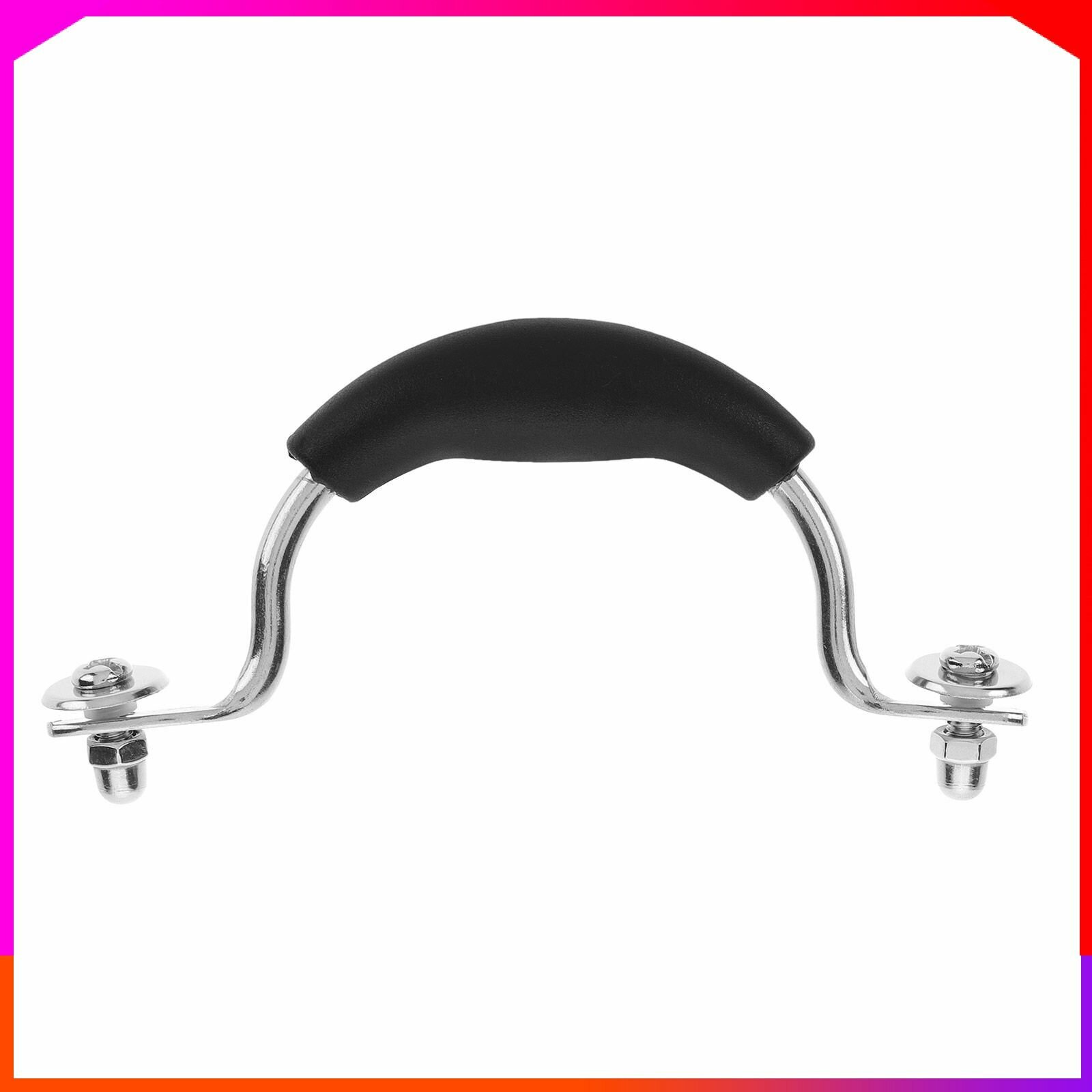 Держатель ручки с двойным отверстием, крышка для кастрюли, ручка, стеклянный верх, бусины 13.00X5.00X1.70CM, нержавеющая сталь, термостойкий пластик