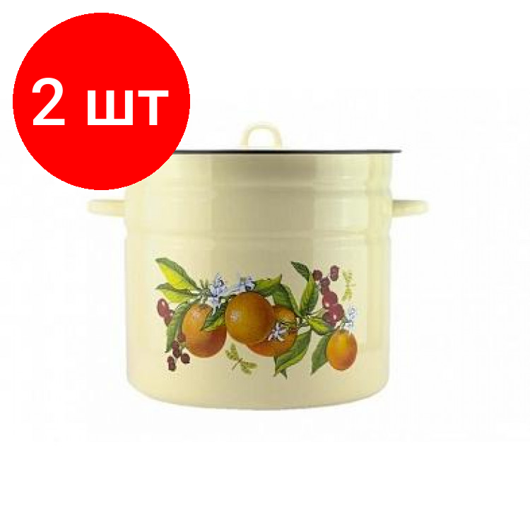 Комплект 2 шт, БАК эмаль 24Л ваниль РИС В ассорт магнитогорск