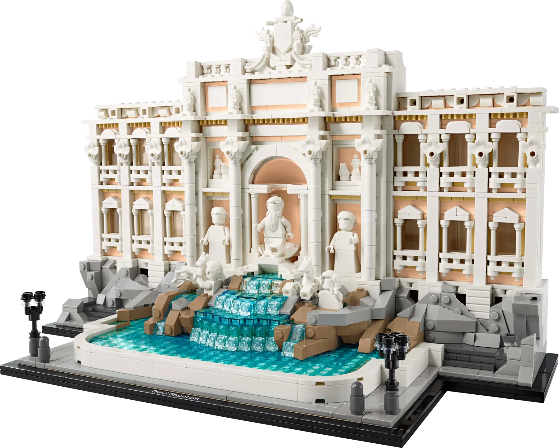 Конструктор LEGO Architecture 21062 Фонтан Треви, белый, 1880 дет. — фото 1