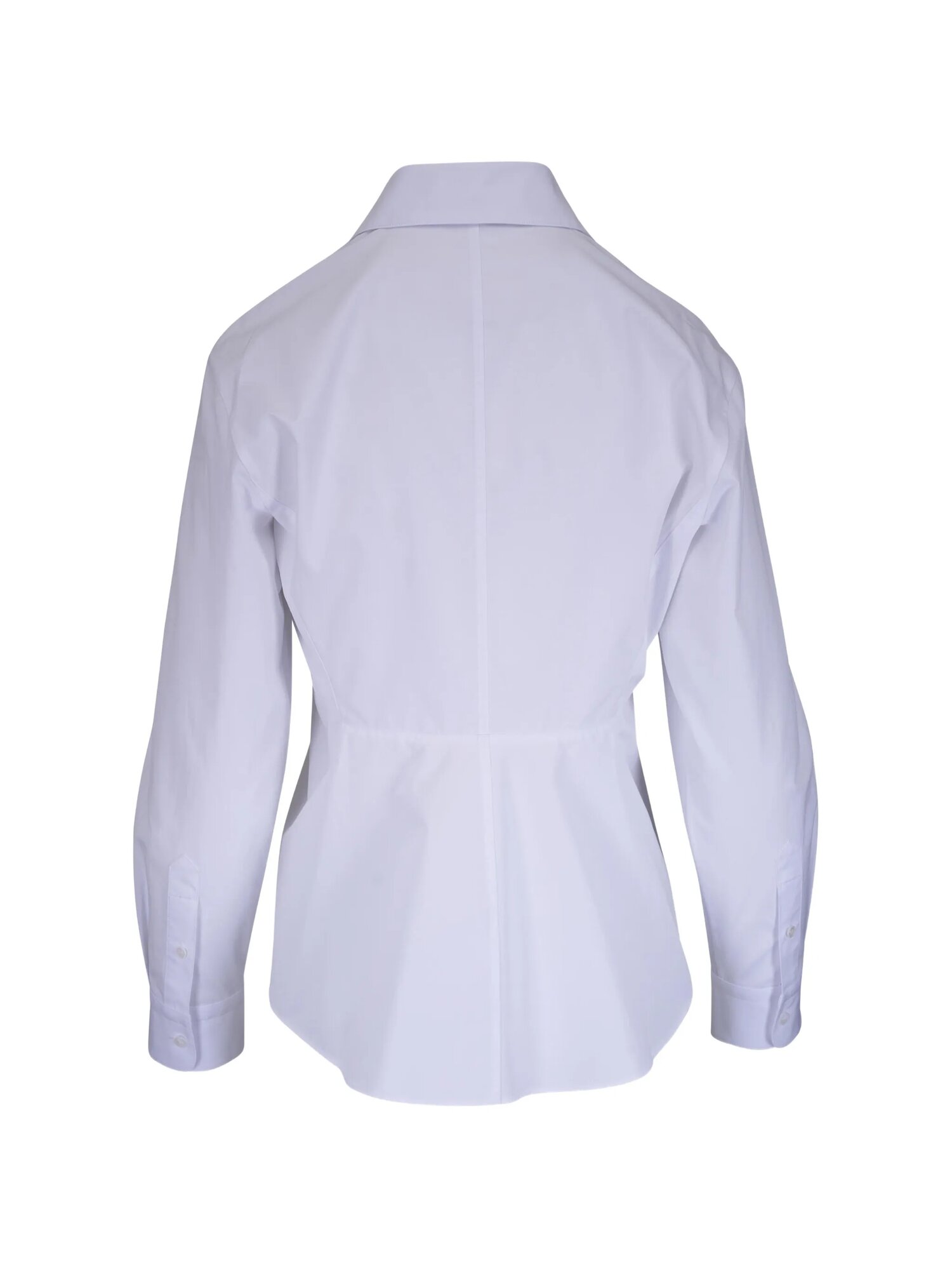 Рубашка LAFAYETTE 148 Button collared shirt, размер 8, бежевый/белый — фото 1
