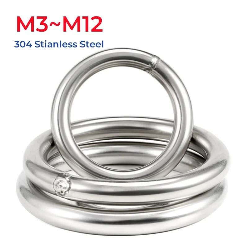 Кольцо стальное M4x100mm, 1шт