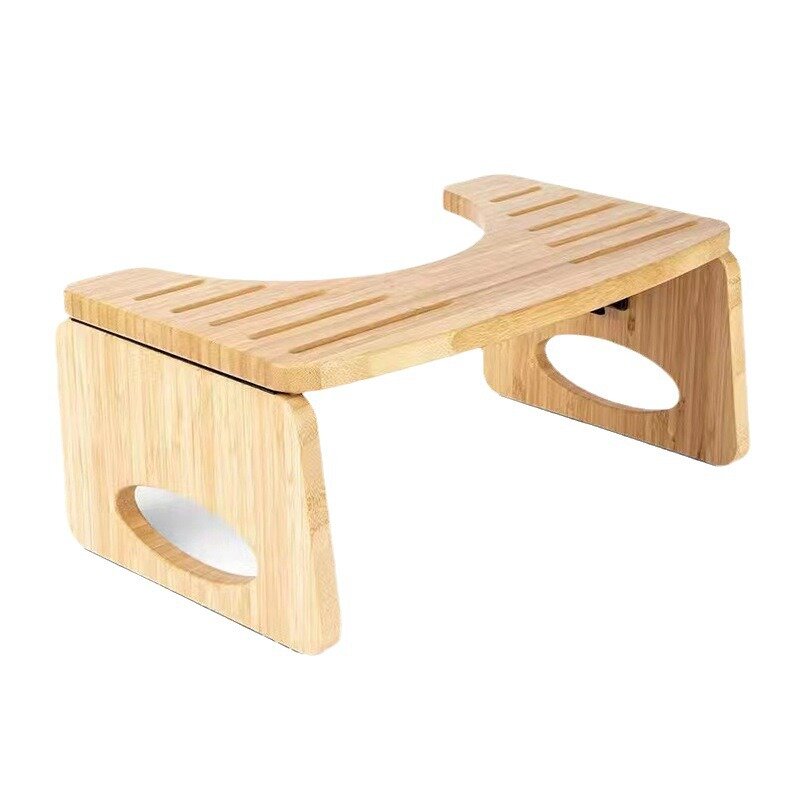 Табурет для ванной из бамбука, складной деревянный табурет для унитаза для детей, беременных женщин, пожилых людей, подставка для ног унитаза