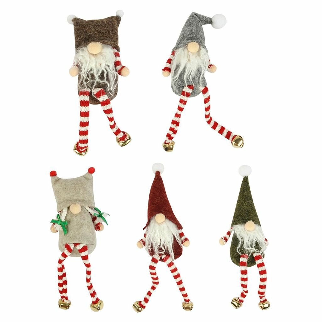 Рождественские украшения Безликая кукла - набор из 5 шт.