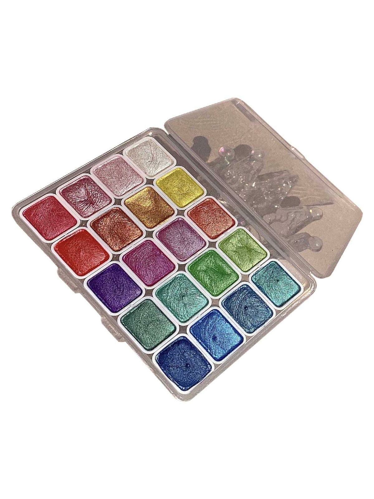 Портативные акварельные краски для поделок Nail Art Роспись по дереву бумаге Ткани