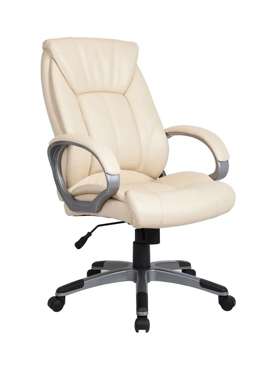 Кресло компьютерное BRABIX Maestro EX-506 (531168) экокожа, до 120 кг, бежевый