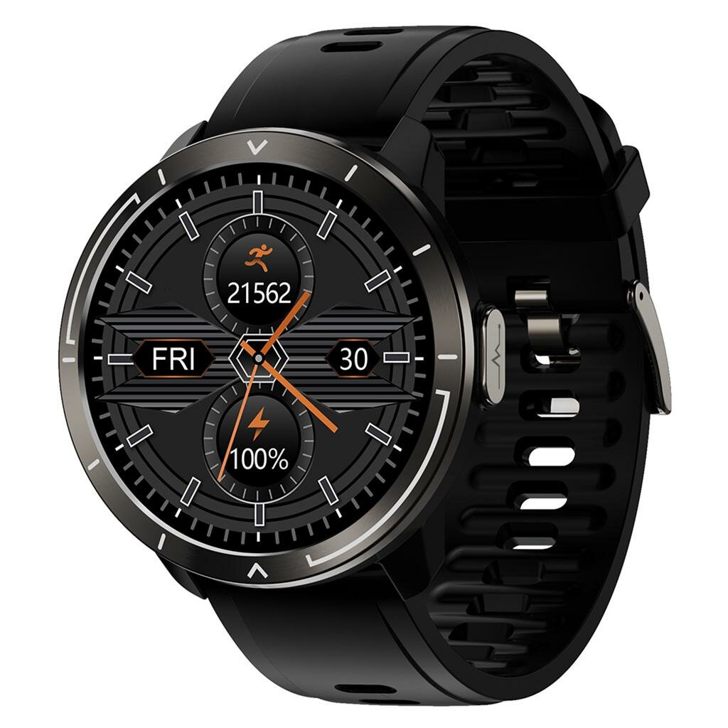 M18Plus умные часы с пульсометром и ЭКГ, Черный