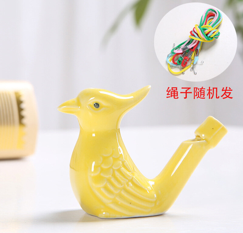 Детский свисток для птиц с водой, свисток с звуком птицы, подарок для детского сада, керамическая игрушка для птиц, водяной свисток для животных