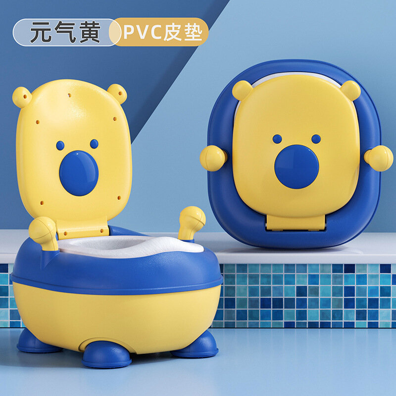 Производитель источника Детский туалет Горшок для мальчиков и девочек Младенческий горшок Писсуар Ведро для мочи Медведь Большой размер
