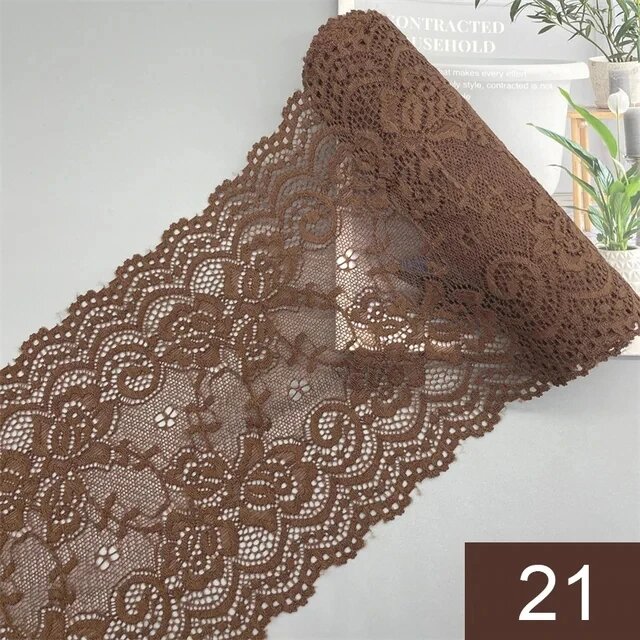 Коричневая кружевная тесьма 1 Yard, Цвет 21