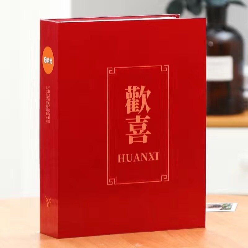 6-дюймовый фотоальбом на 1000 фотографий для пары, семейный фотоальбом большой вместимости, памятный альбом, фотоальбом с проложенными страницами, кожаный 5inch