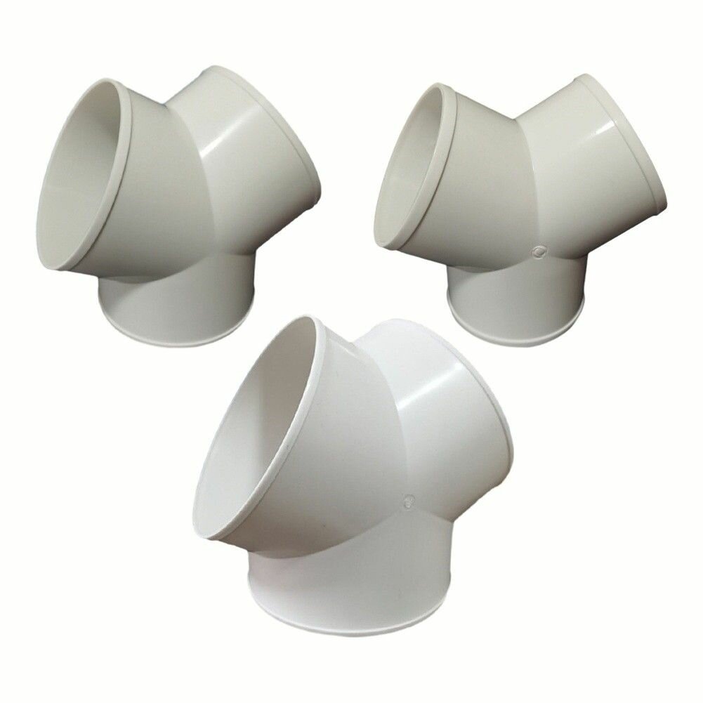 Соединитель-разветвитель для воздуховодов ПВХ Y-образной формы для вытяжных вентиляторов и аксессуаров для кухонных вытяжек