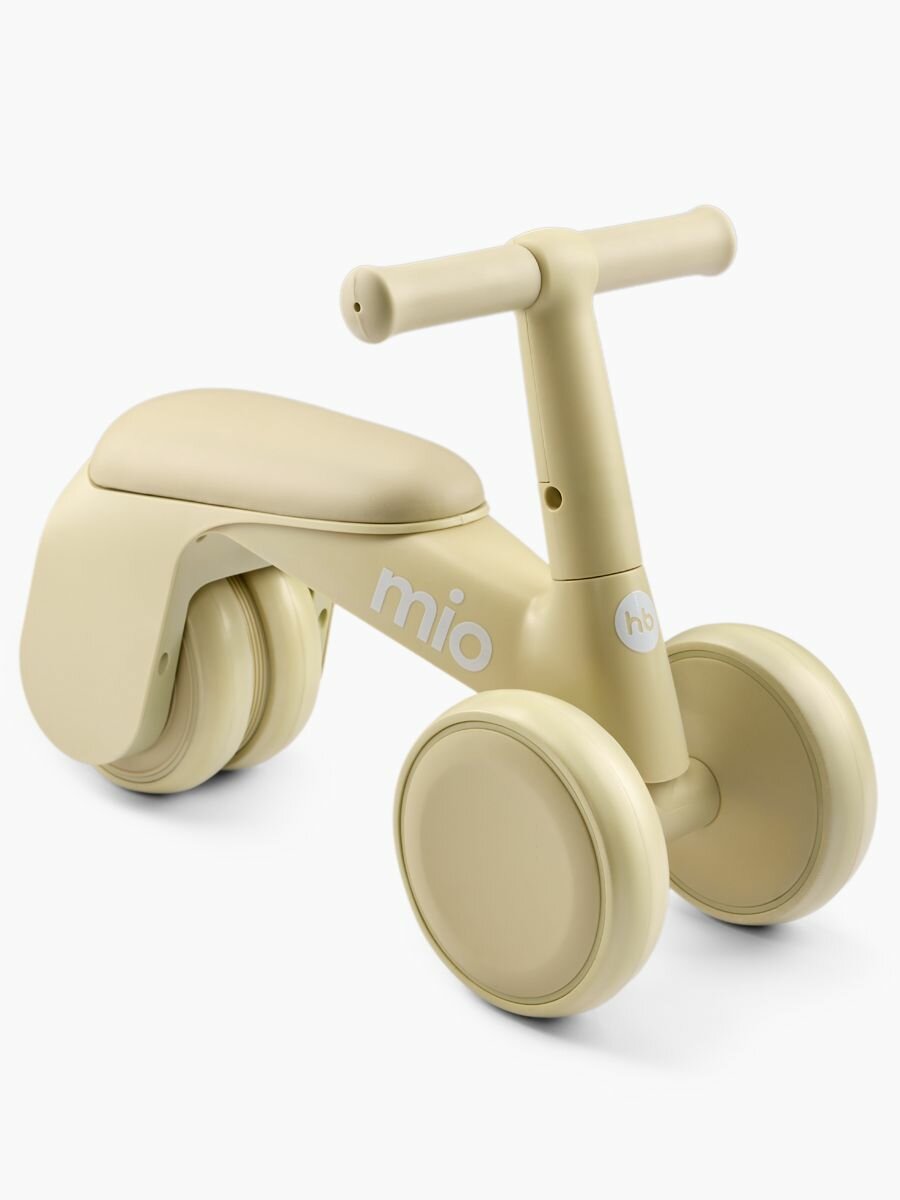50066, Беговел десткий MIO Happy Baby, беговел от 1 года для мальчиков и девочек, велобег для малышей от 75-95, желтый