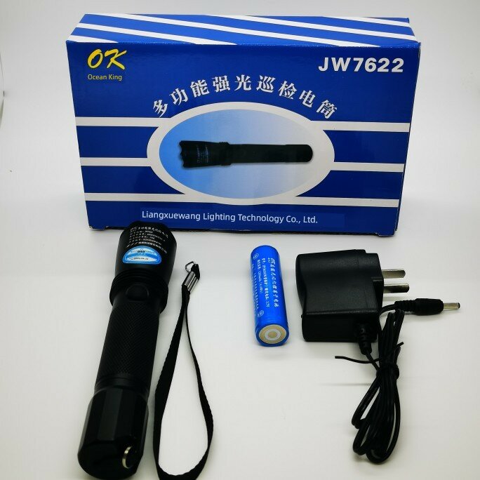 Jw Ocean King 7623 взрывозащищенный фонарик 7622 сильный свет водонепроницаемая зарядка открытый пожарный специальный