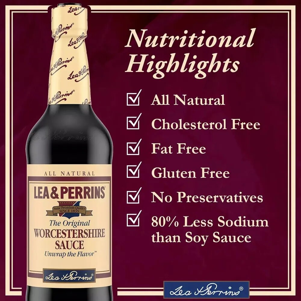 Соус Вустершир Ворчестер 591мл -20oz Original Worcestershire sauce Lea & Perrins