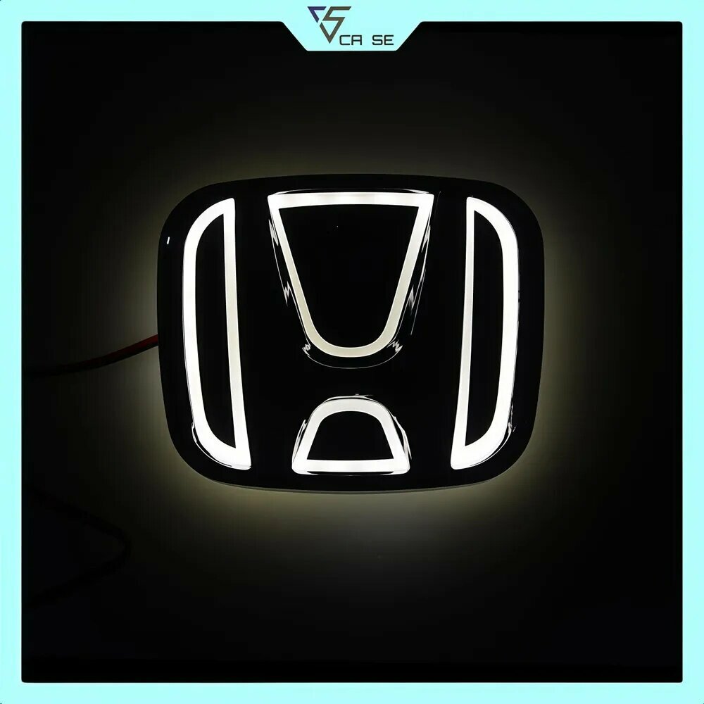 5D-подсветка логотипа автомобиля Honda со LED подсветкой, подходит для NEW FIT / 07 CR-V / 10 Odyssey / 08-09 Accord ACCORD/ 07 Odyssey/ Civic 98*80mm
