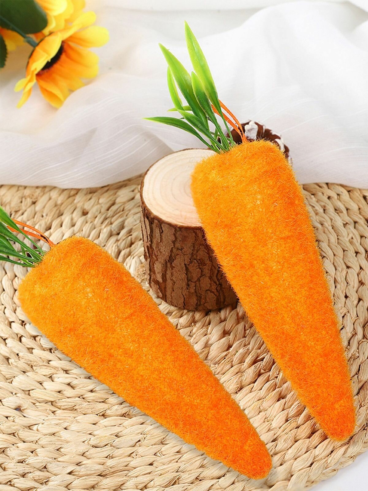 Пасхальные украшения, плюшевые игрушки морковки, реквизит для украшения сцены вечеринки