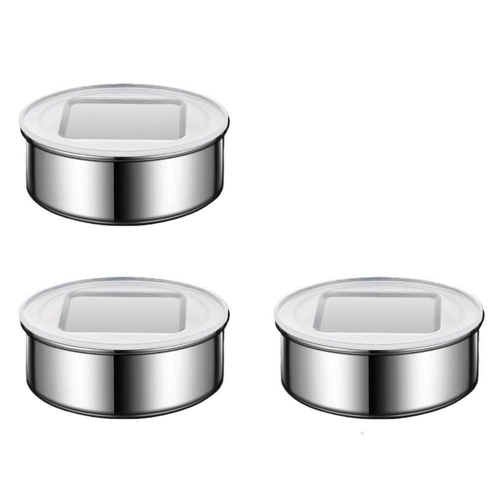 Магнитные банки для специй из нержавеющей стали, 3/4 шт, 3