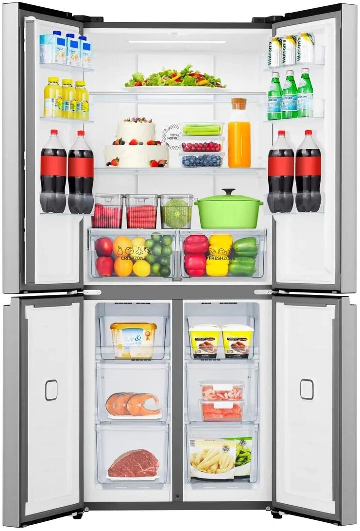 Холодильник Gorenje NRM819E61X 2-хкамерн. серый инвертер