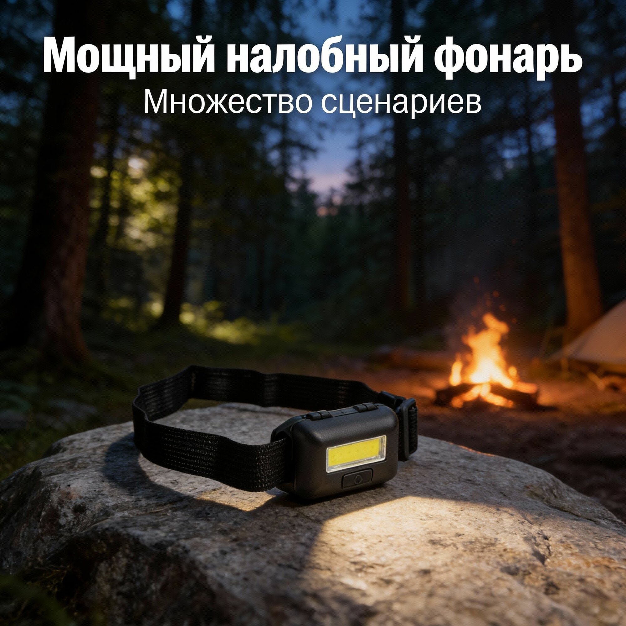 Налобный фонарь головной