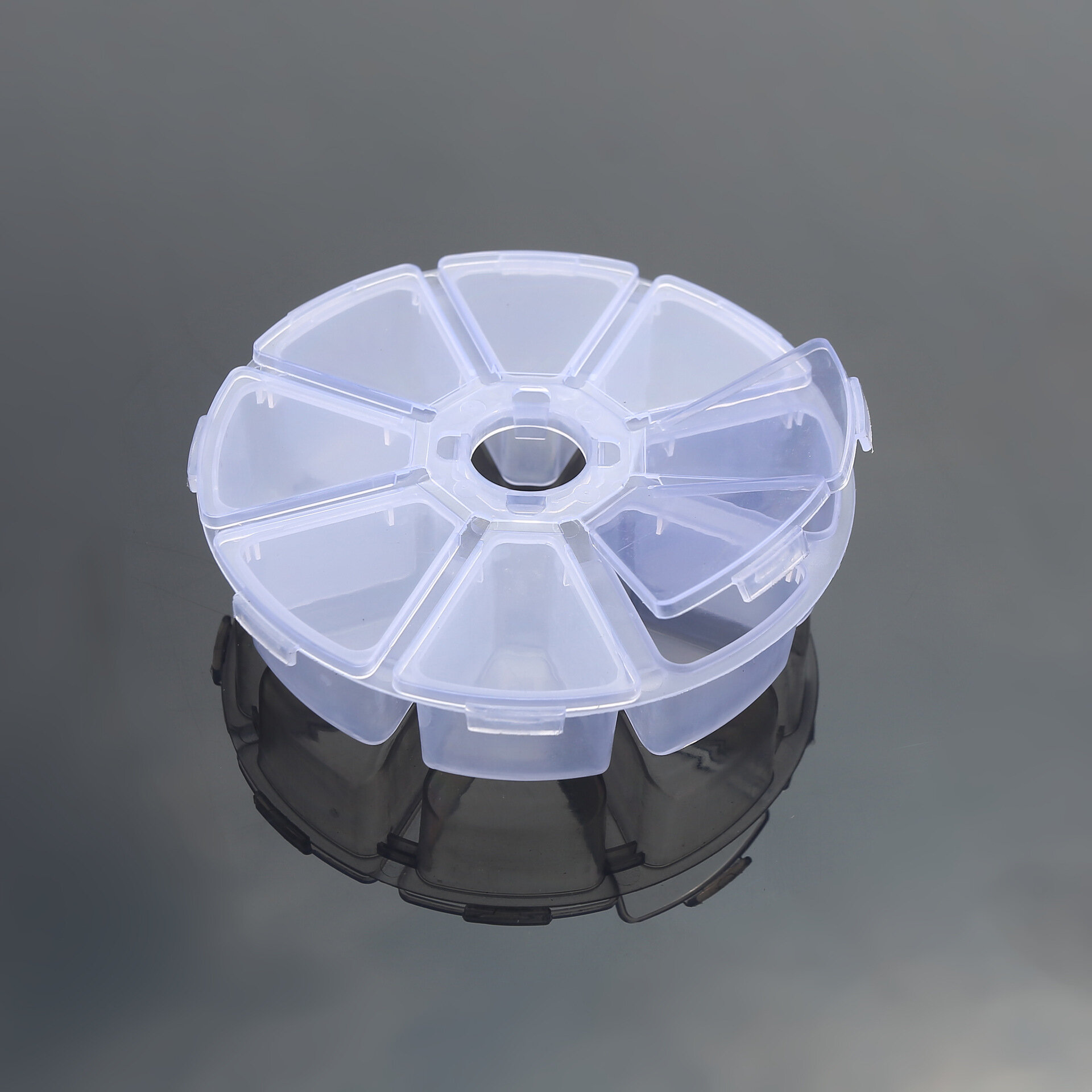 Пластиковый контейнер для хранения с отделениями 10 15 24 36, прозрачный, с кнопками, аксессуары для рыбалки, упаковка, шкатулка для ювелирных изделий