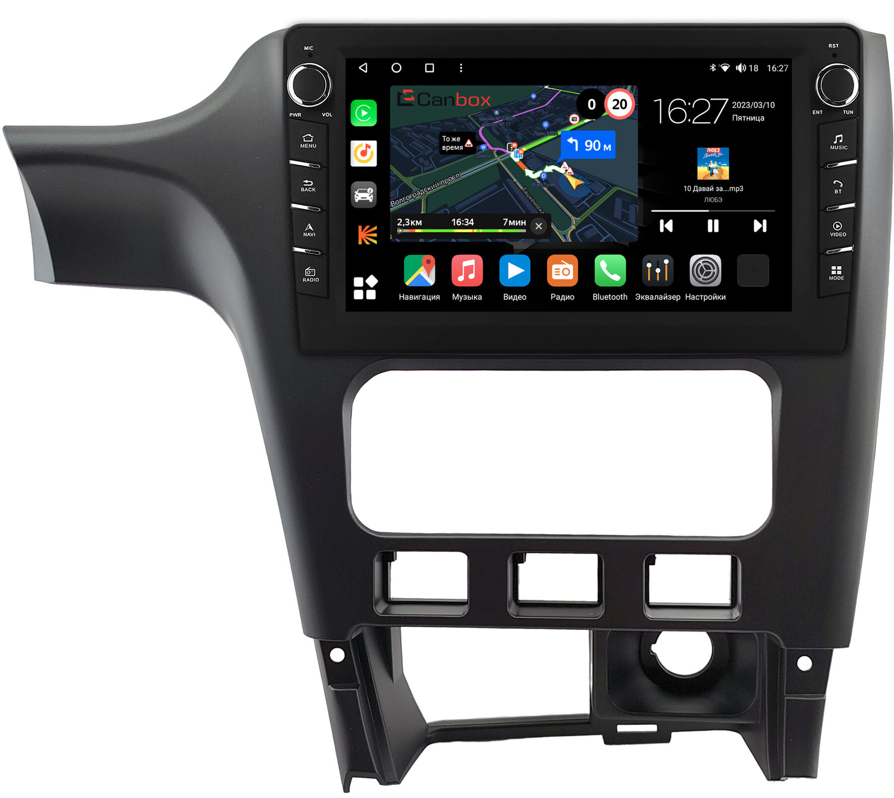 Штатная магнитола Subaru Legacy 3, Outback 2 1998-2004 (левый руль) Canbox M-Line 7831-9-0748 Android 10 (4G-SIM, 2/32, DSP, IPS) С крутилками