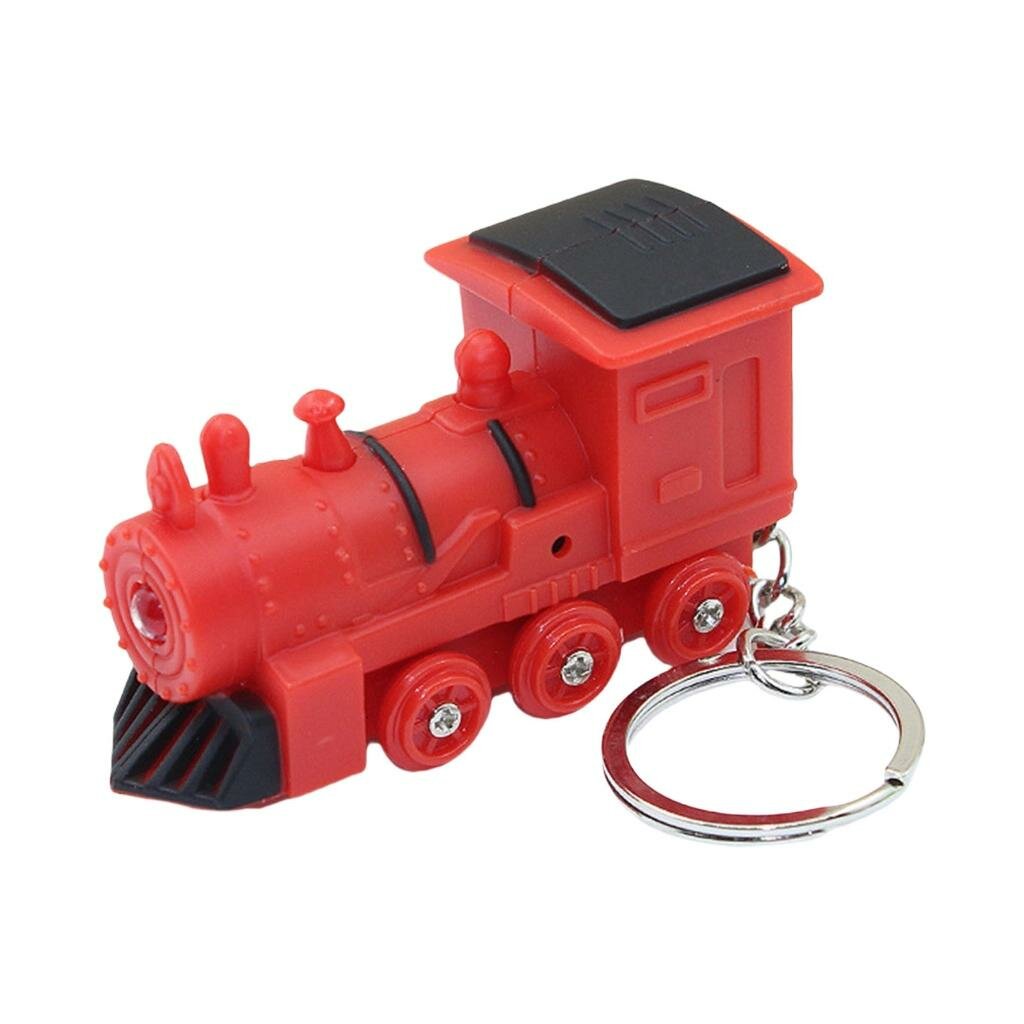 Подвеска-поезд для ключей, красный