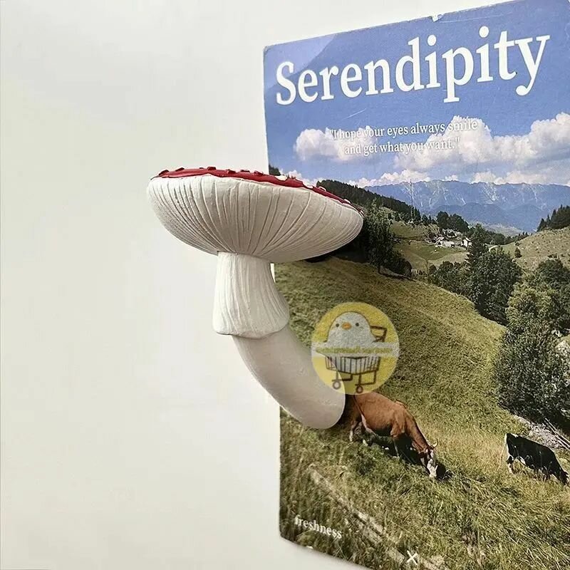 Магниты "Лесные Грибы" Смоляные Украшения для Холодильника и Кухни (Креативный Декор, Яркие Аксессуары)