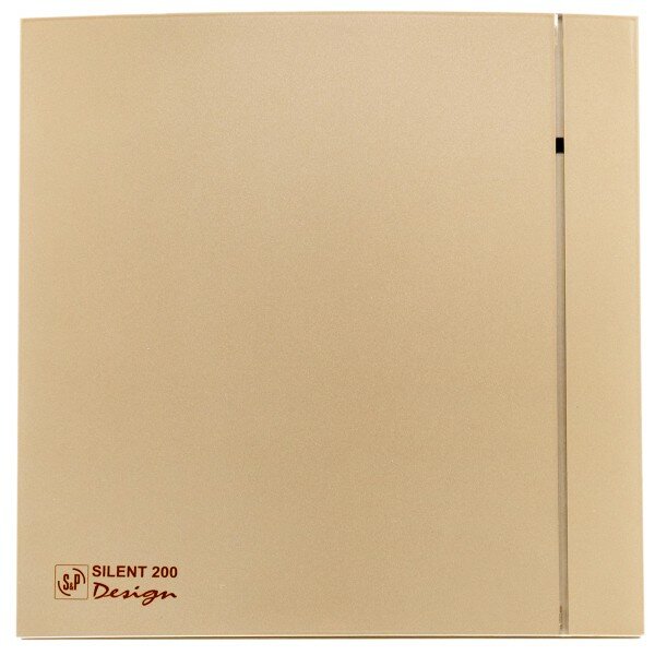 Вентилятор вытяжной 120 мм SILENT-200 CZ CHAMPAGNE DESIGN 4C