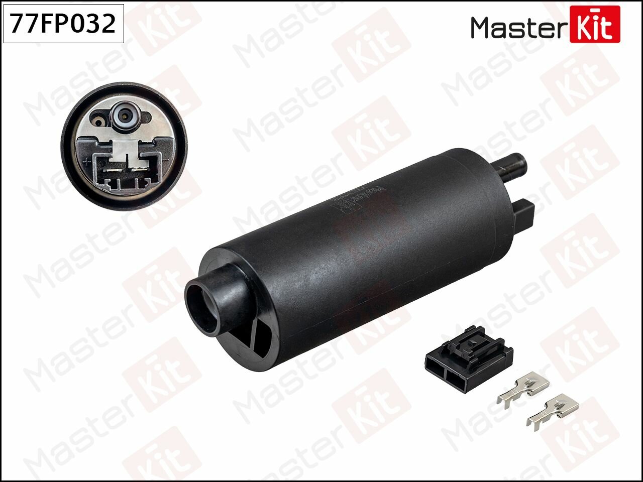 MASTERKIT насос топливный AUDI 80/100/A6 (4BAR) 77FP032