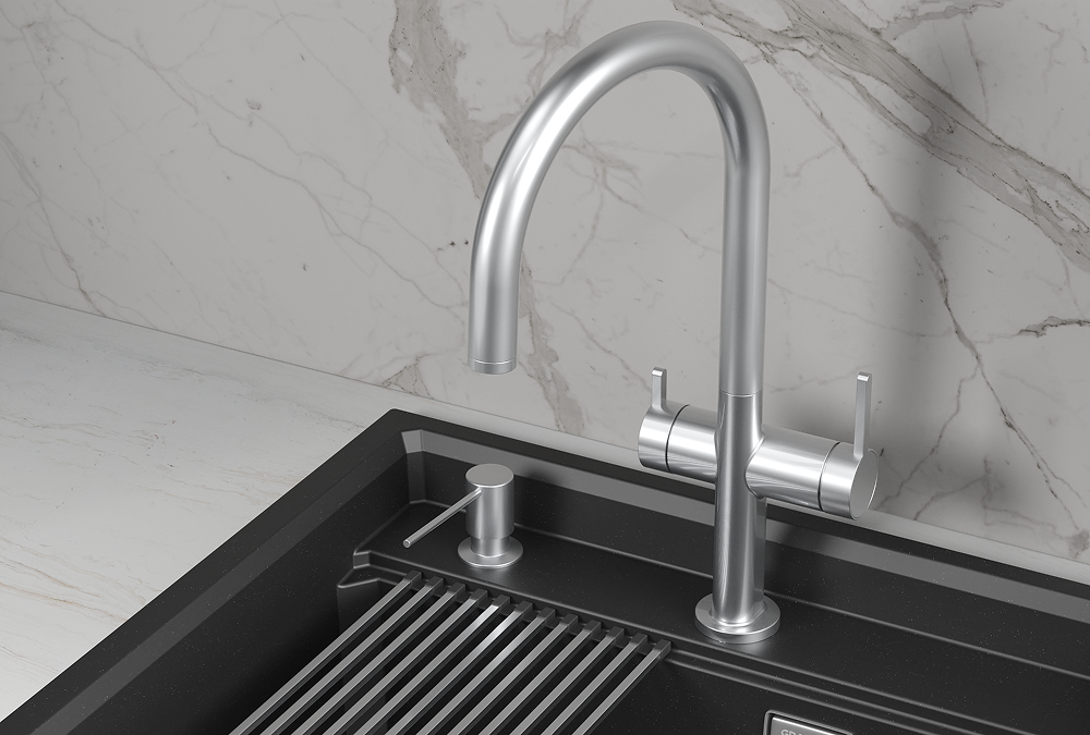 GRANULA 8274 смеситель, нержавеющая сталь,