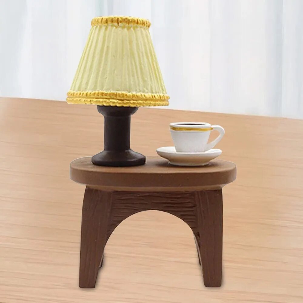 Микро кресло-качалка ручной работы DIY, дизайн кресла-качалки с книгой, кофе, милая лягушка, миниатюрное офисное украшение для рабочего стола