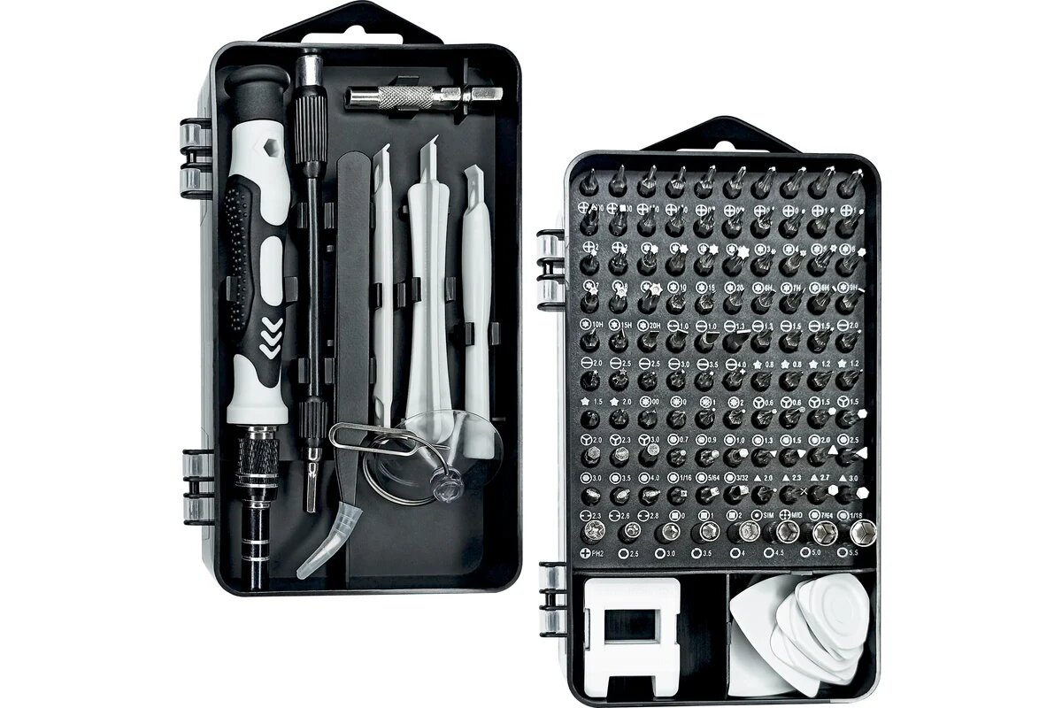 Набор прецизионных отверток vertextools 115 предметов 0033-115