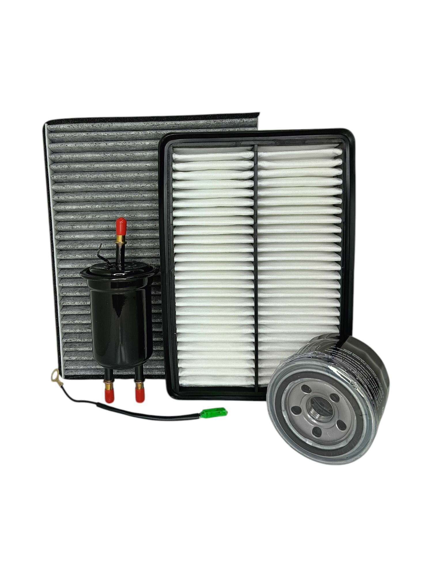 Фильтр воздушный + топливный + масляный + салонный комплект для Бриллианс В5 (Brilliance V5)