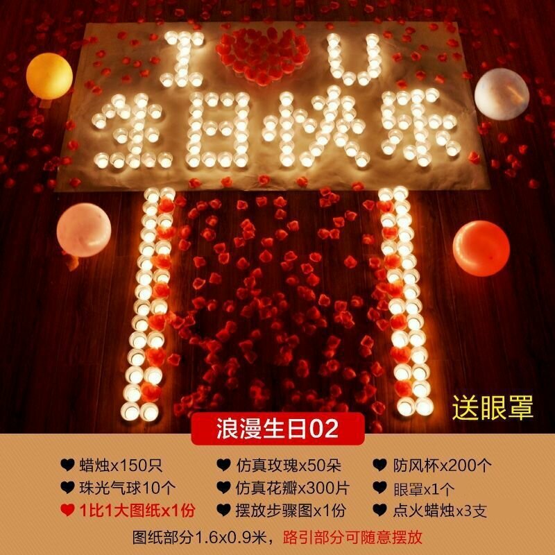 Китайская свеча на День святого Валентина, романтическое предложение на день рождения, ароматерапия, электронное освещение, декоративная креативная сцена, оптовая продажа