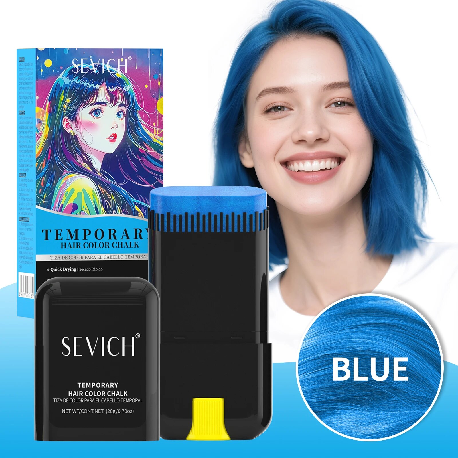 Одноразовая Временная Краска Для Волос В Стике: Растительный Крем-краска, Стойкая, В Стиле Мелка, Для Рождественских Причесок