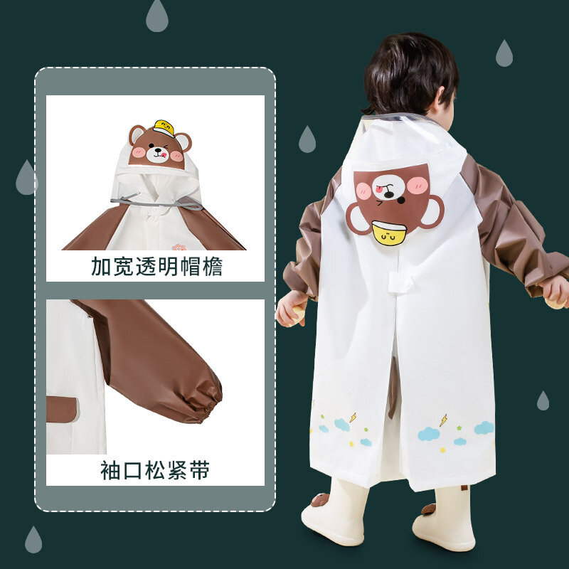 Детский дождевик с мультяшным единорогом для девочек, милый пончо для дождя, оптовая продажа