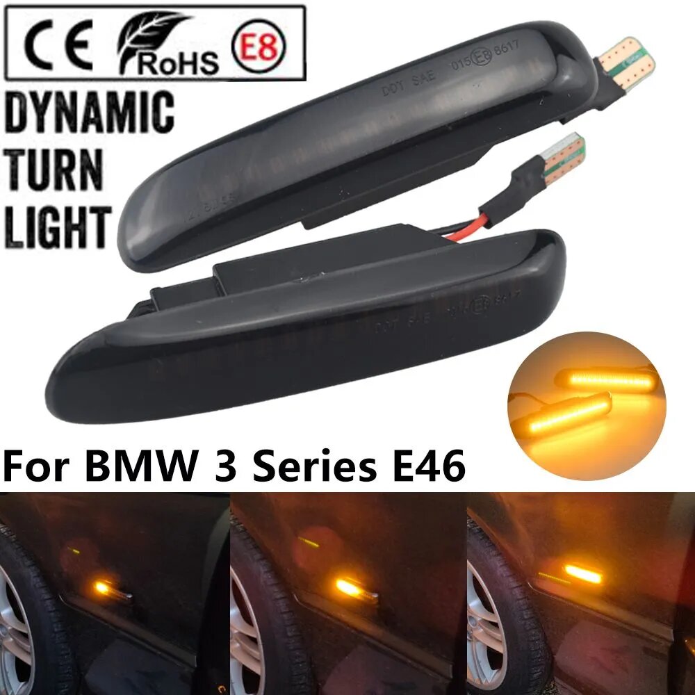 Фары автомобильные, Указатель поворота, 2 шт, арт. Для 3 серии BMW E46 Coupe 4/1999 - 3/2003