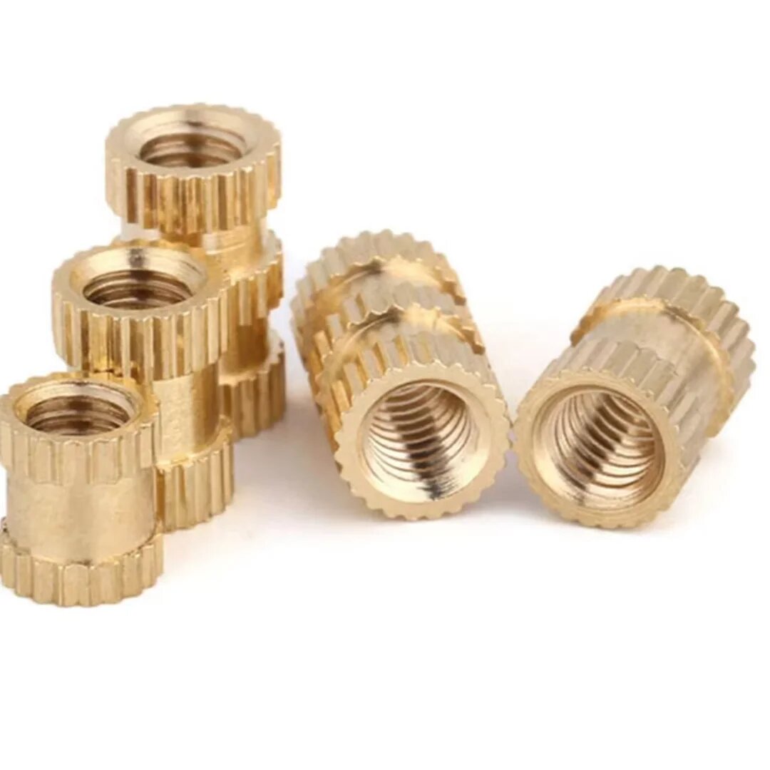 Двухпроходные медные гайки KEETOGETHER M4 M5 M6 M8 M6x8x8, 10pcs