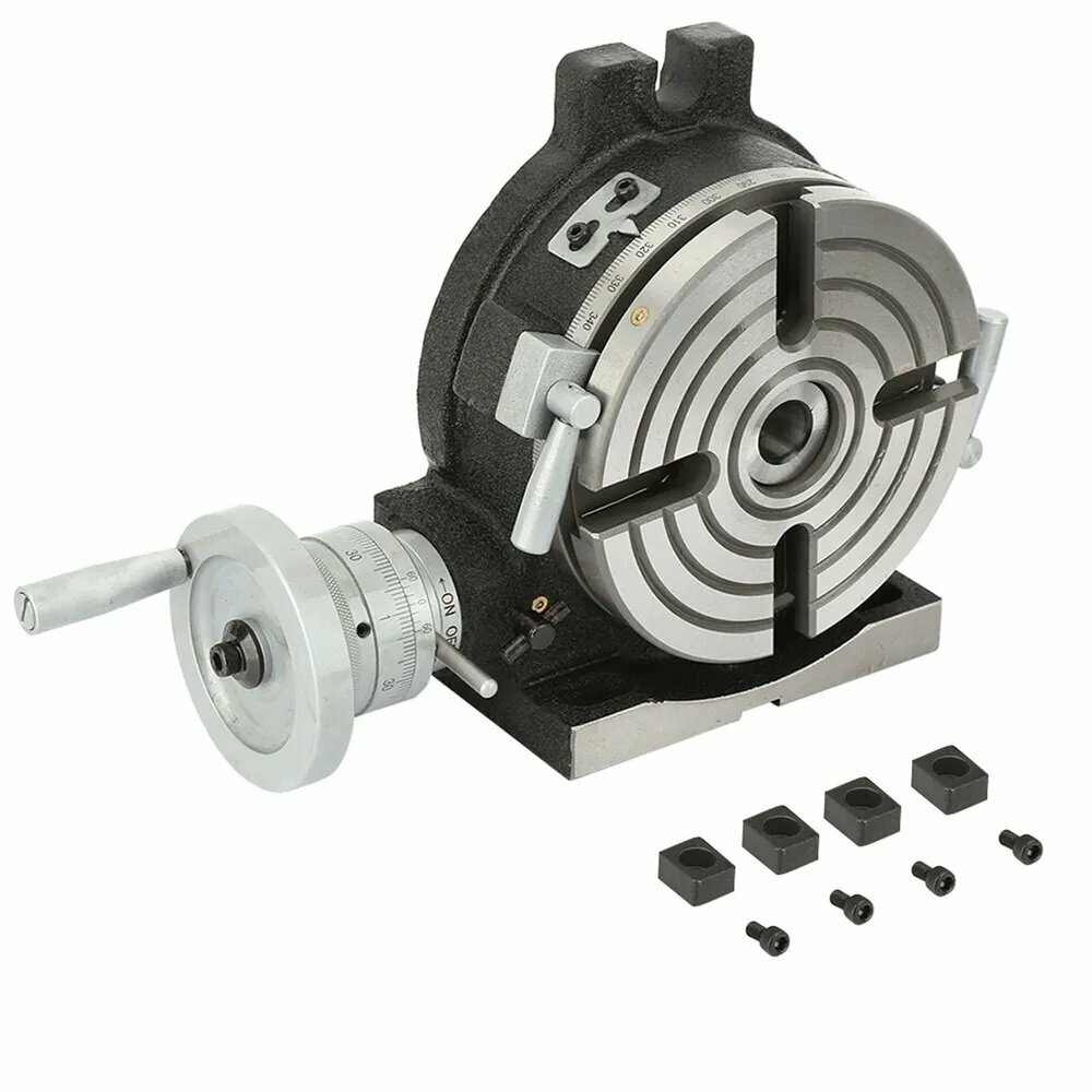 HV6 6-дюймовый горизонтальный и вертикальный роторный рабочий стол, фрезерный и сверлильный станок