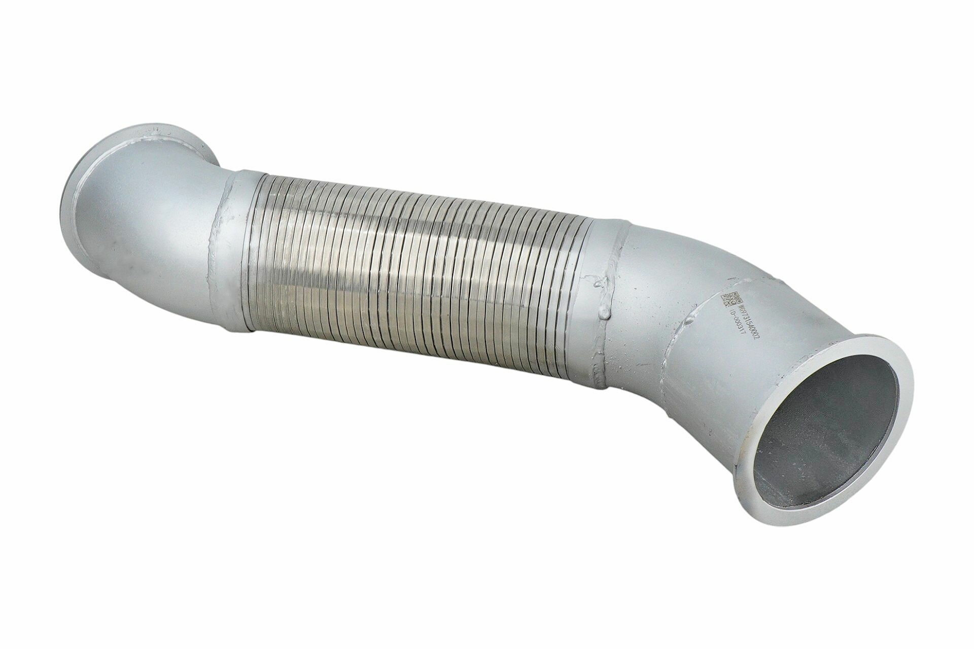 Гофра выхлопной трубы под хомуты d 120, L 610 8х4 HOWO и SITRAK (WG9731540002)